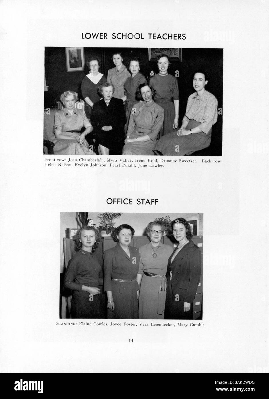 The 1953 Northrop Collegiate Yearbook, titled 'Tatler,' documents the ...