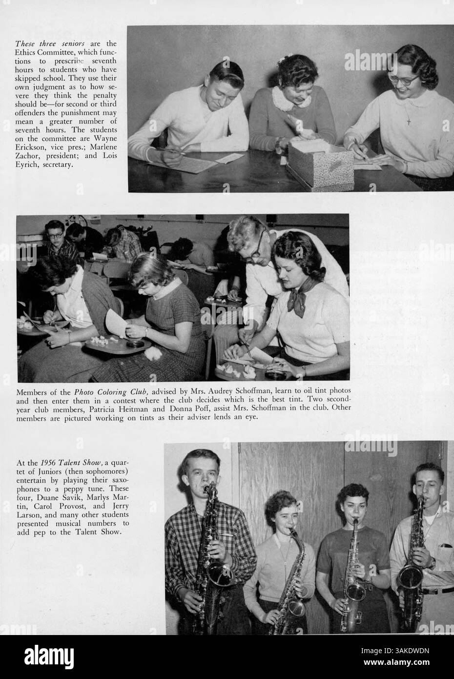 The 1957 'Tradewind' yearbook from Hennepin County Library documents ...