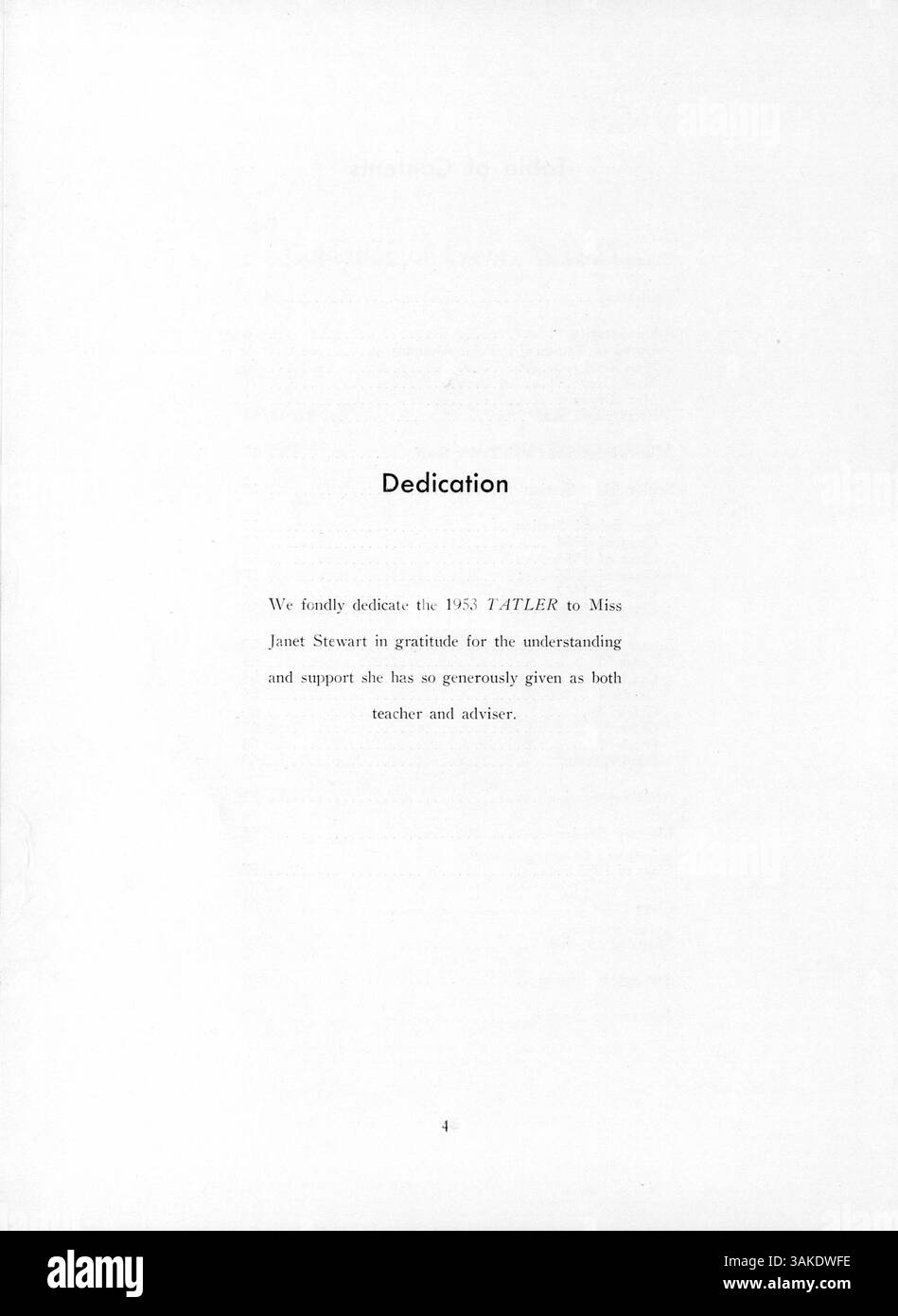 The 1953 Northrop Collegiate Yearbook, Tatler, captures the students ...