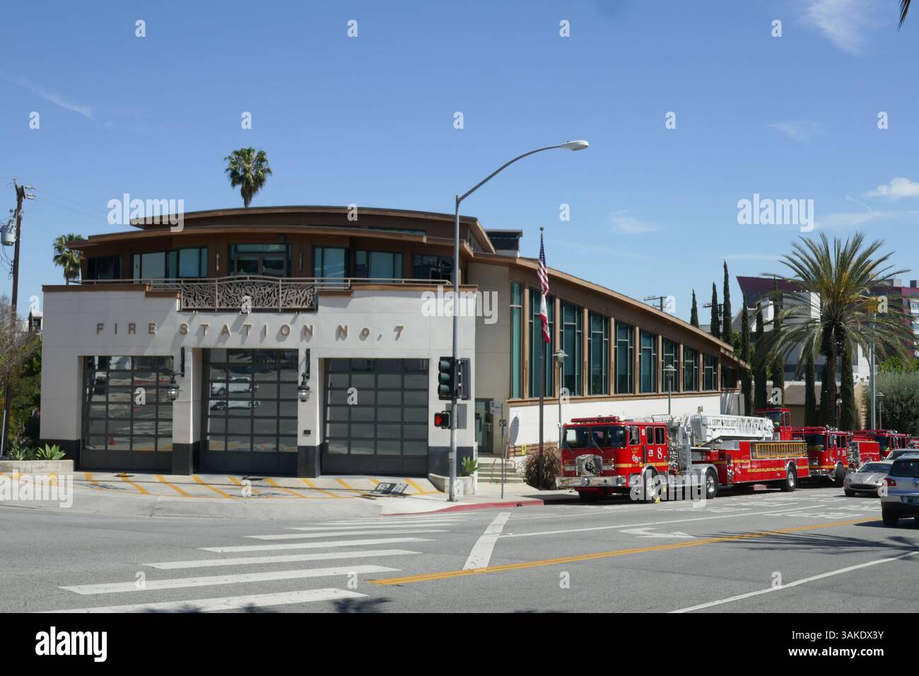 Los Angeles, California, USA 11th April 2025 LSFD Los Angeles City Fire ...
