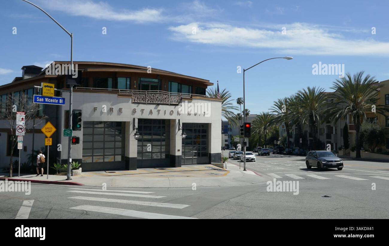 Los Angeles, California, USA 11th April 2025 Car Ignoring Keep Clear ...