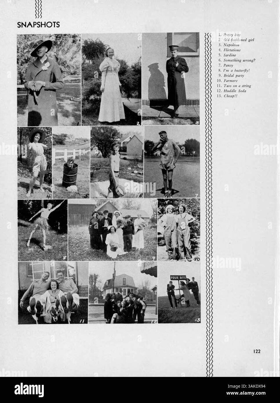 The 1935 Sagamore yearbook from Roosevelt High School captures students ...