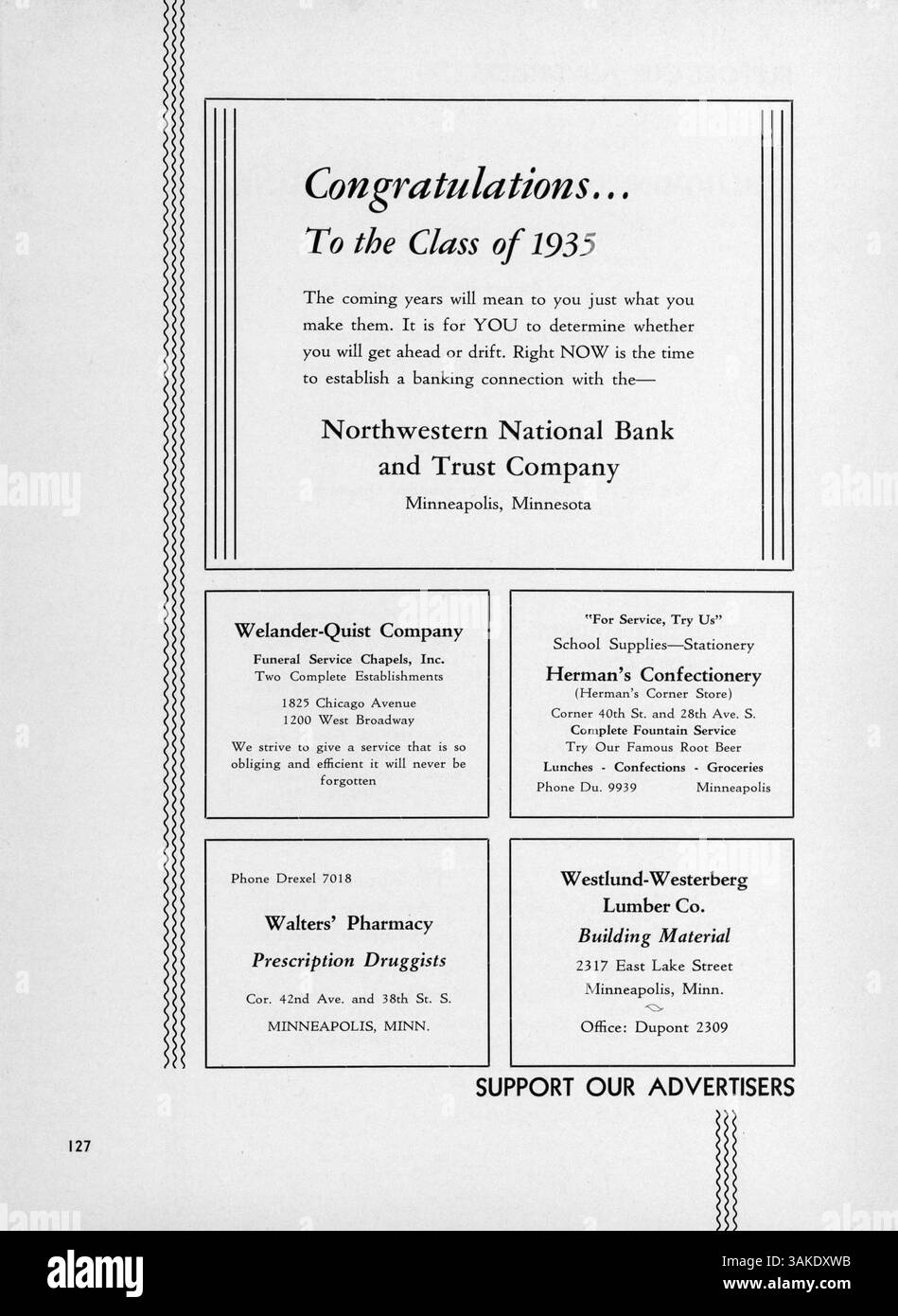 The 1935 Sagamore yearbook from Roosevelt High School showcases student ...