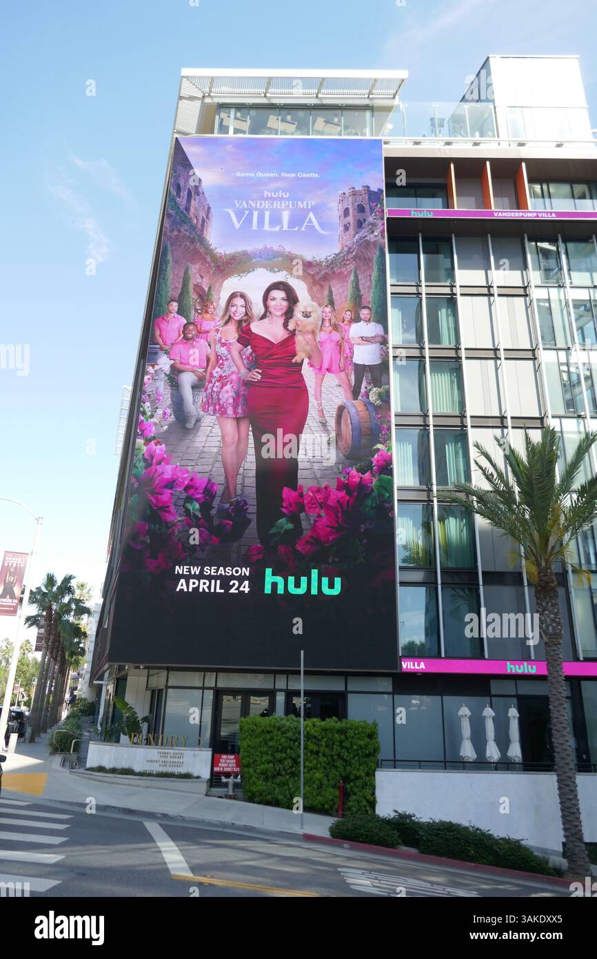 Los Angeles, California, USA 11th April 2025 Vanderpump Villa Billboard ...