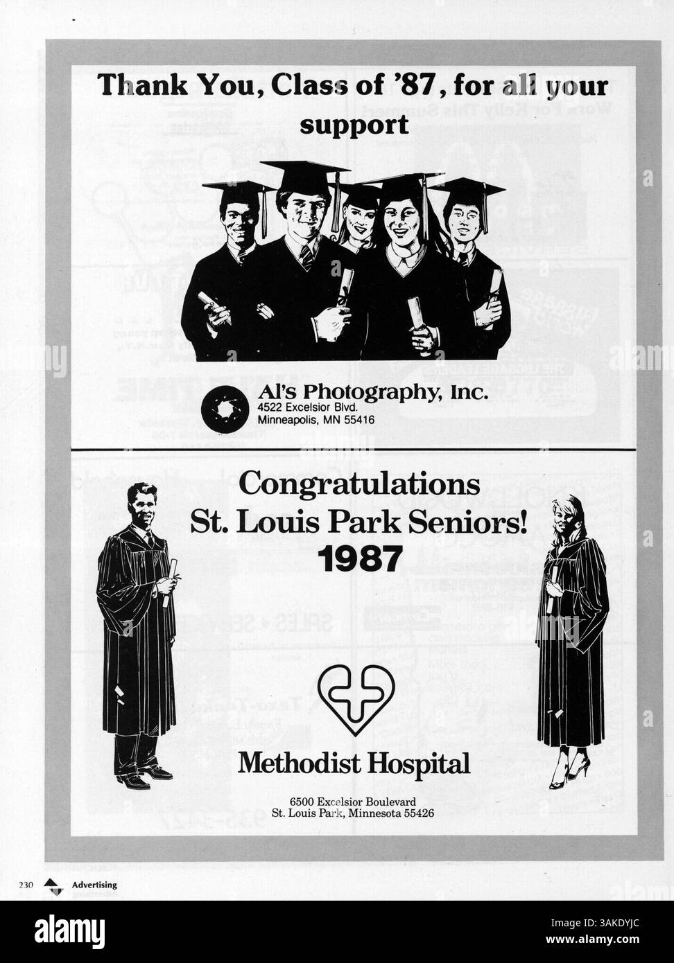 The 1987 St. Louis Park High School Yearbook, Echowan: Doin' It Park ...