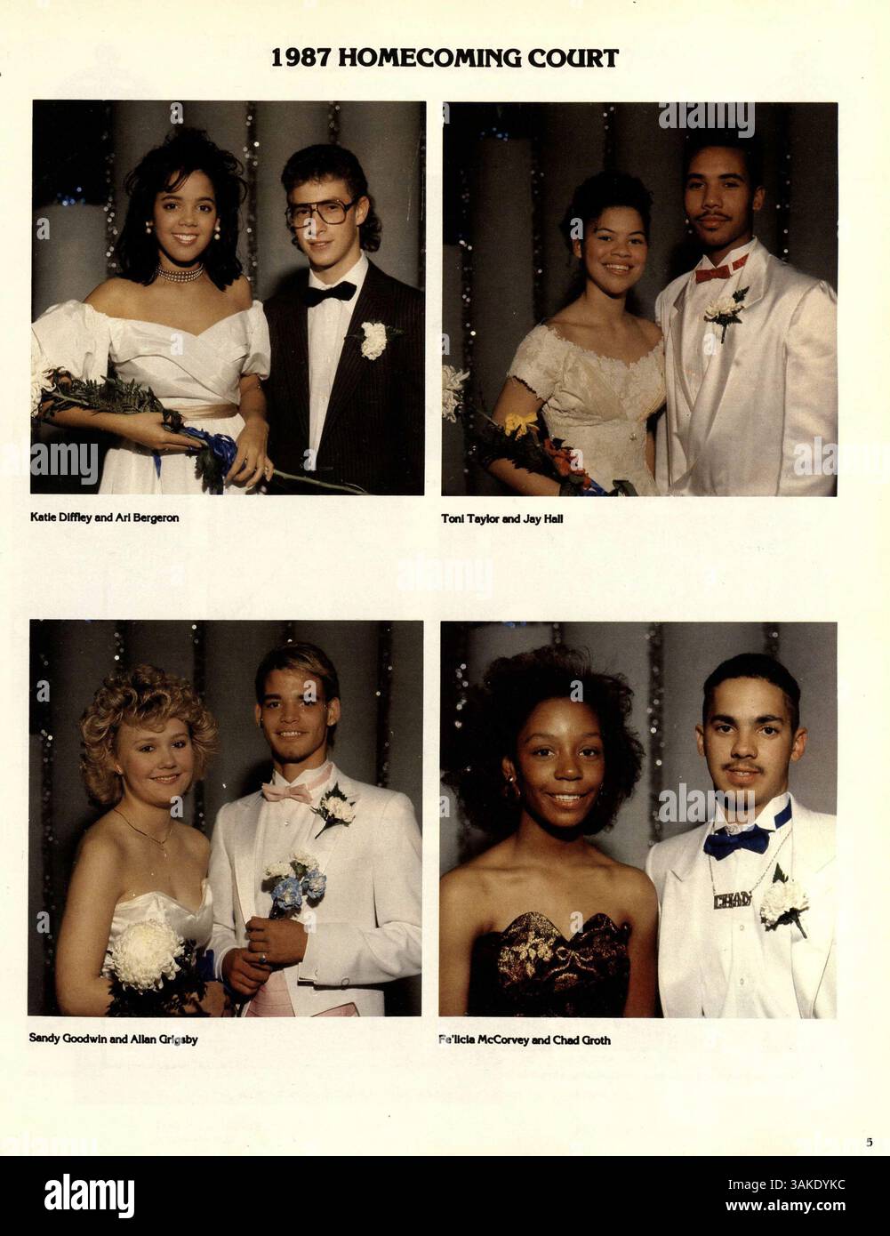 This 1988 Polaris yearbook from North High School features portraits of ...