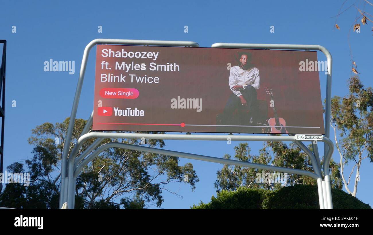 Los Angeles, California, USA 11th April 2025 Shaboozey ft. Myles Smith ...