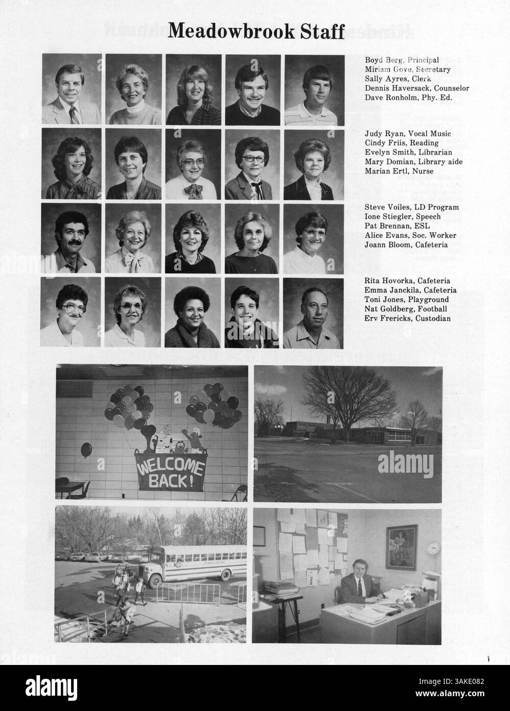 The 1984 Meadowbrook Elementary Yearbook documents the 1983-1984 school year with features on ...