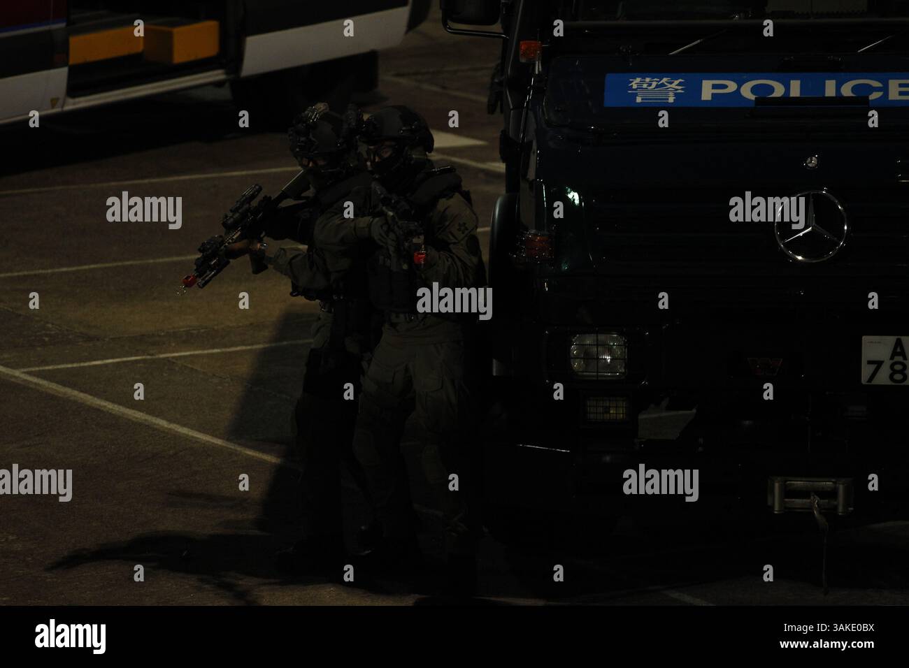 May 11, 2017 - Hong Kong, CHINA - SDU-Special Duty Unit, otherwise ...