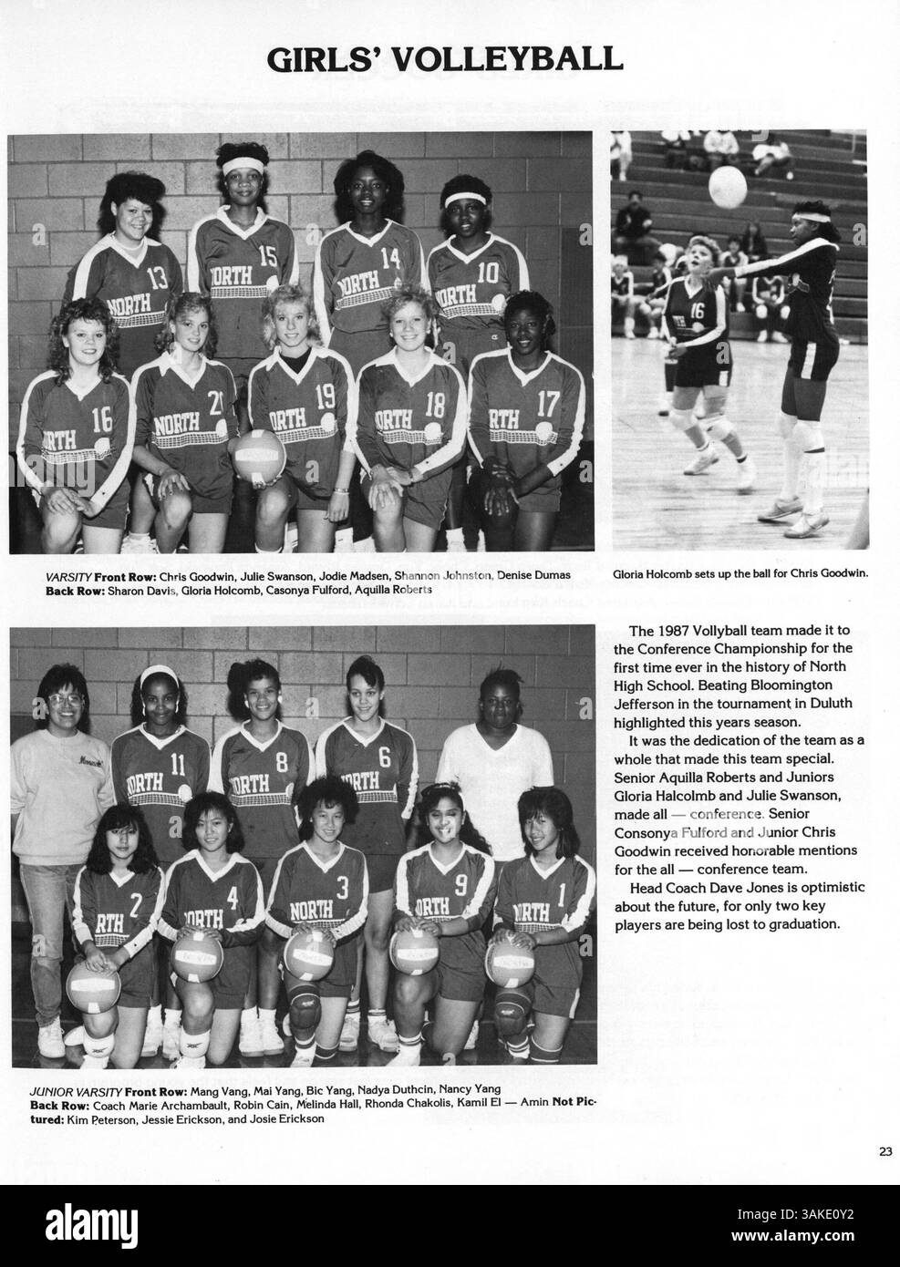This 1988 Polaris yearbook features portraits, athletics, club ...