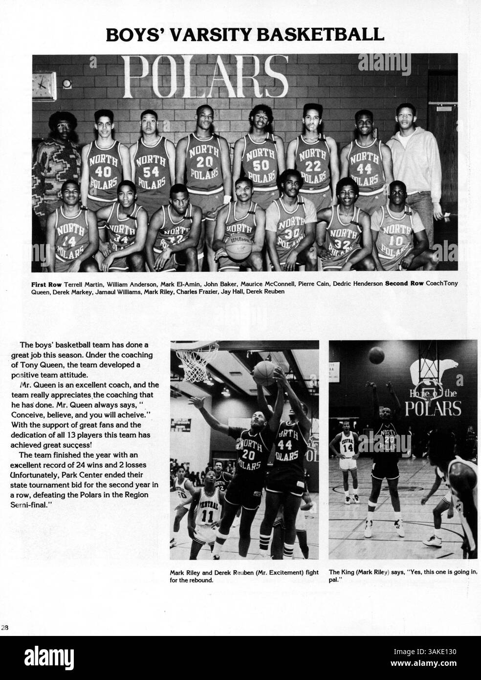 The 1988 Polaris yearbook from North High School highlights students ...