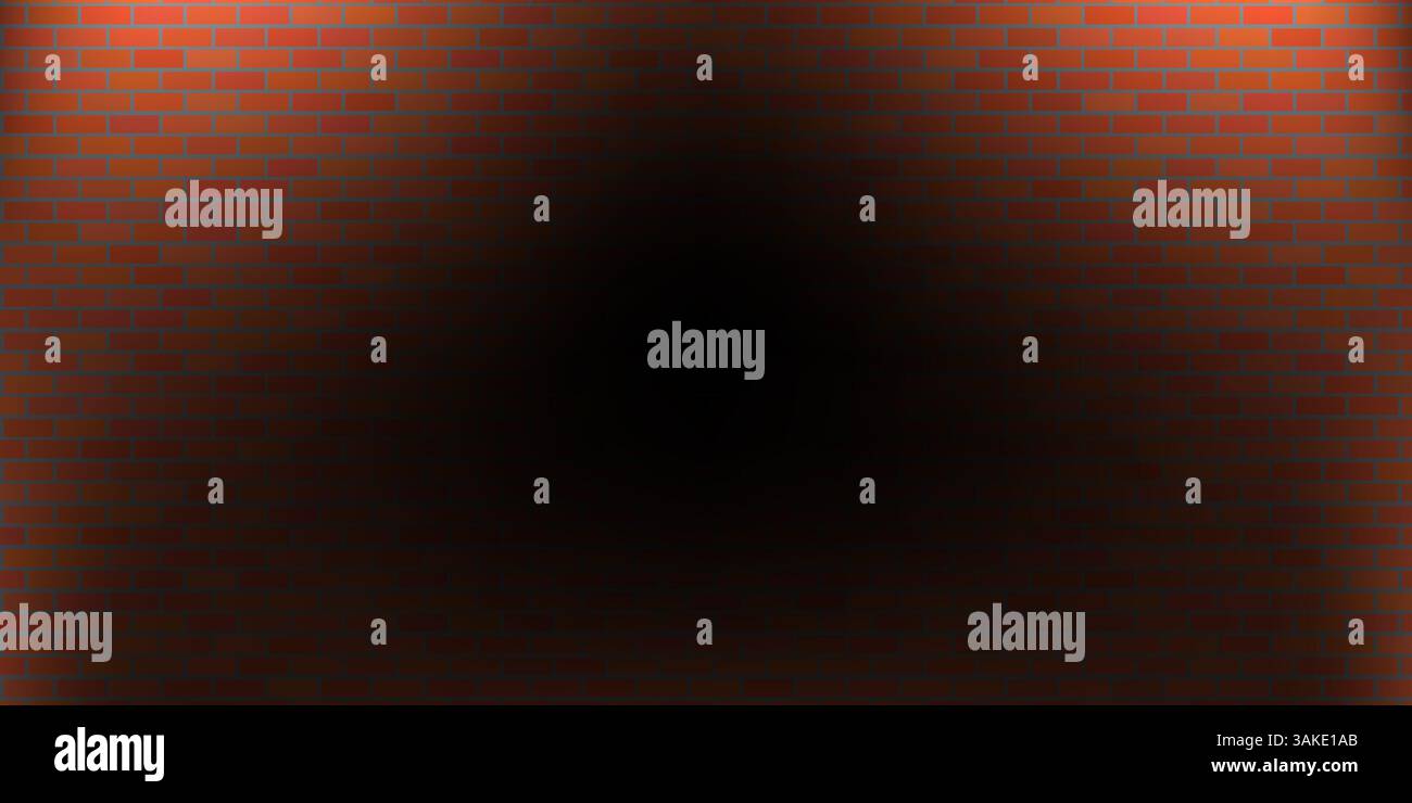 Vector Brick Wall Background. Abstract Red Brick Pattern Stock Vector Image & Art - Alamy