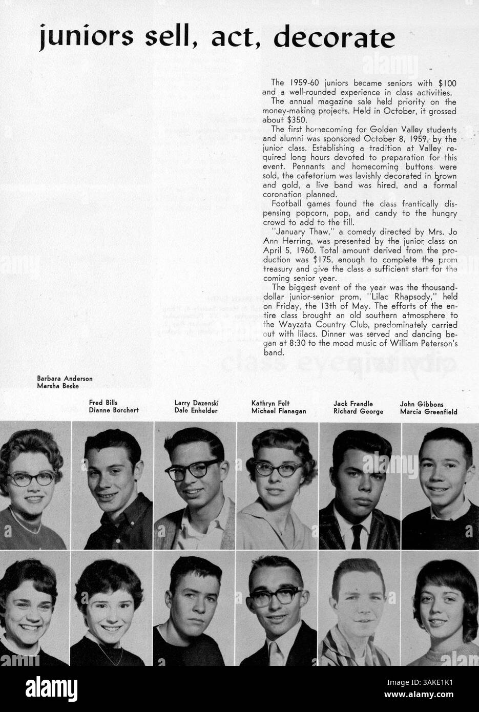 The *60 Viking* yearbook from Golden Valley High School showcases the ...