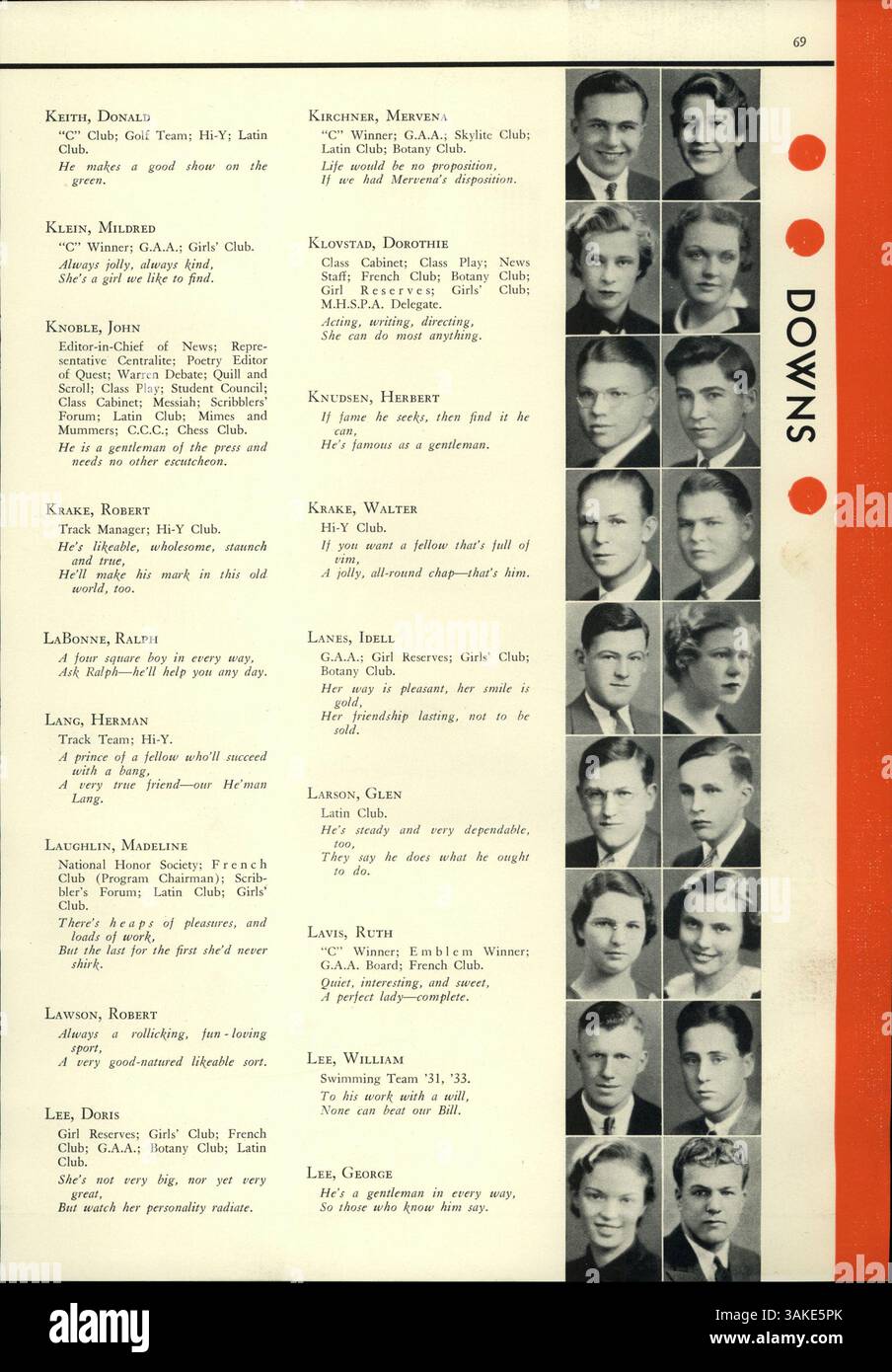 The 1934 Centralian yearbook from Central High School details the ...