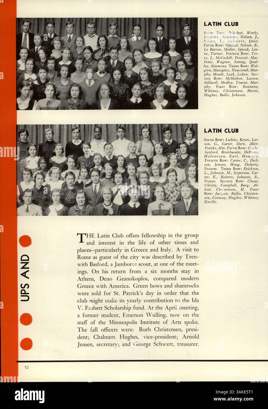 The 1934 Centralian yearbook from Central High School highlights ...
