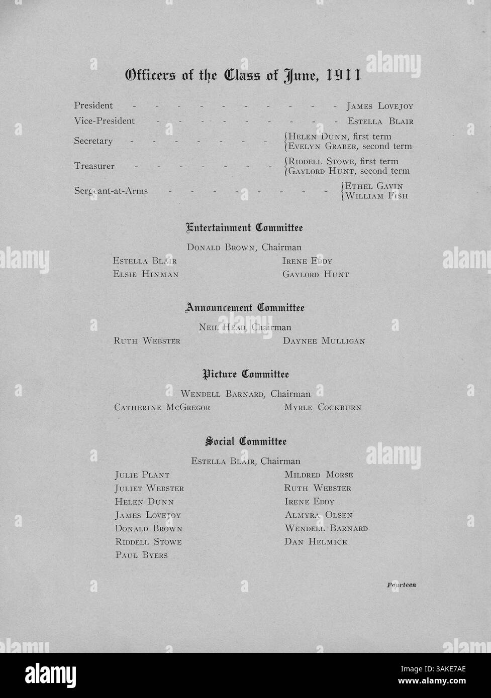 The 1911 Cardinal yearbook offers a glimpse into the daily life at East ...