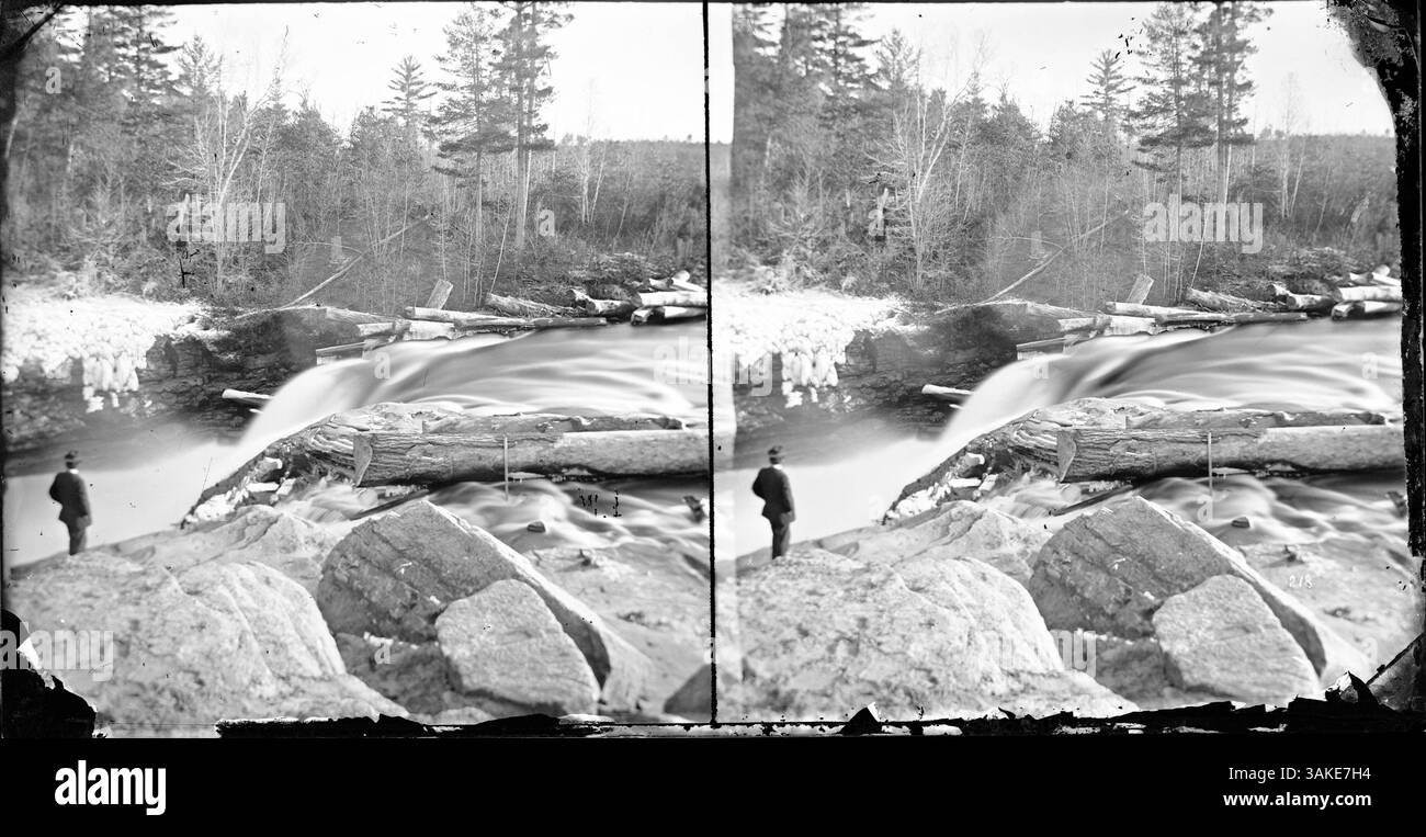 The Apple River features scenic waterfalls, known for their natural ...