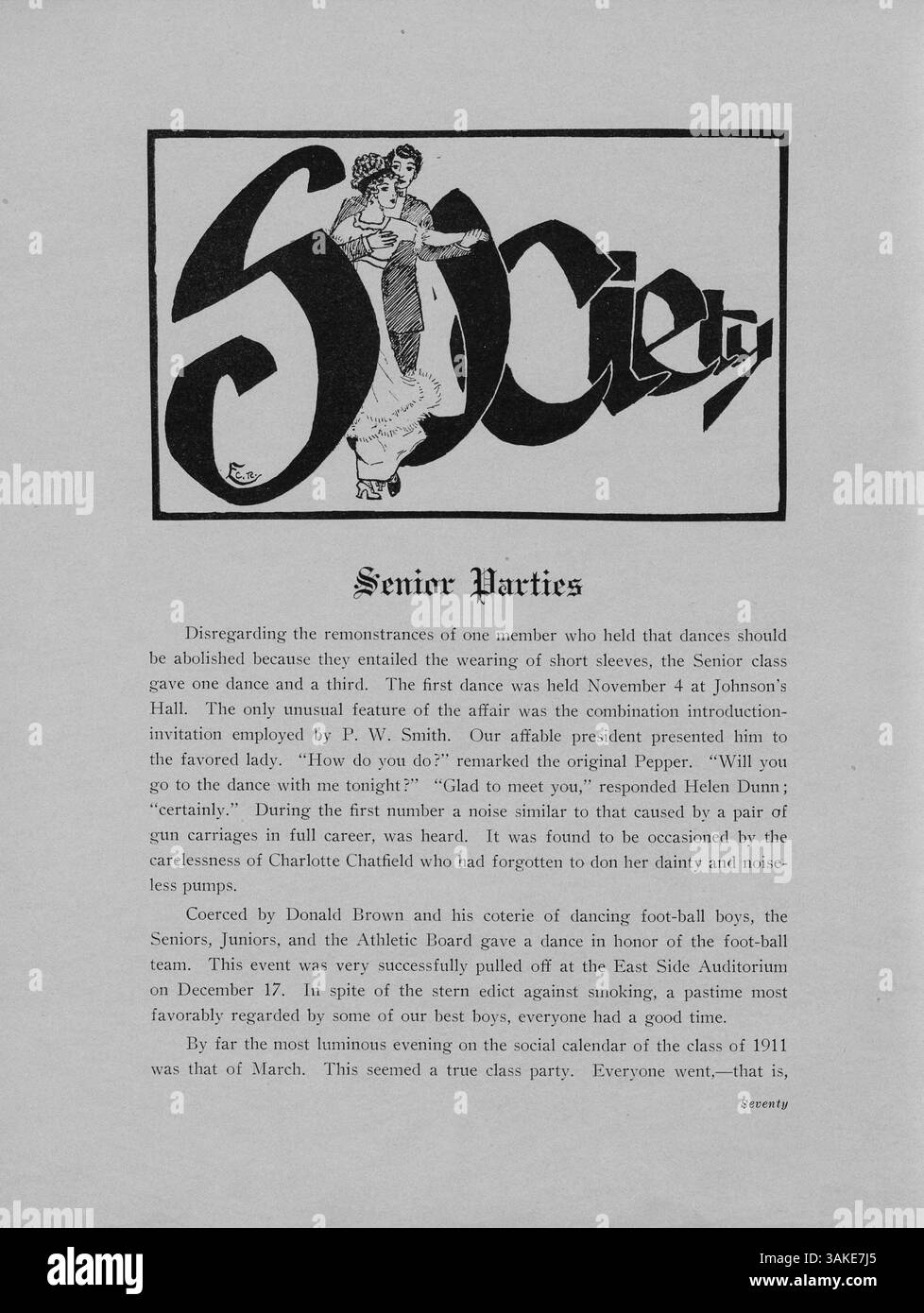 This yearbook from 1911, titled 'The Cardinal,' records East High ...