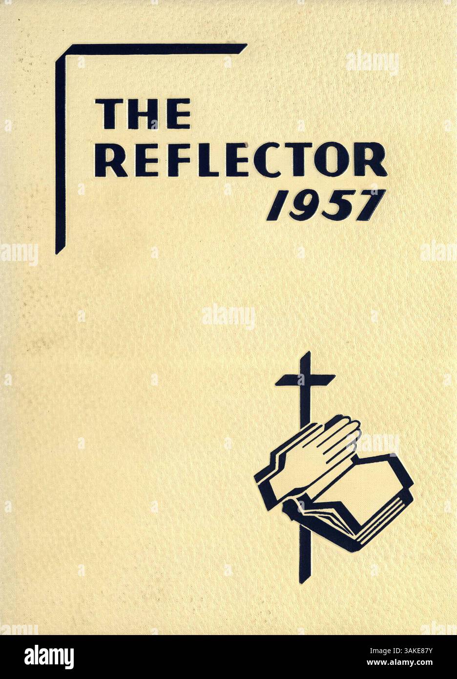 The 1957 yearbook from Lutheran Bible Institute, titled The Reflector ...