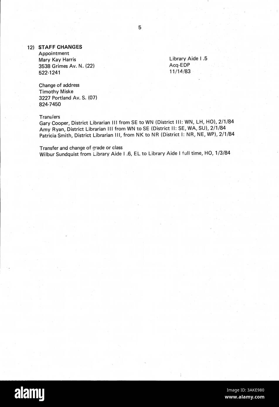 The 1983 Minneapolis Public Library weekly bulletin provided a channel ...