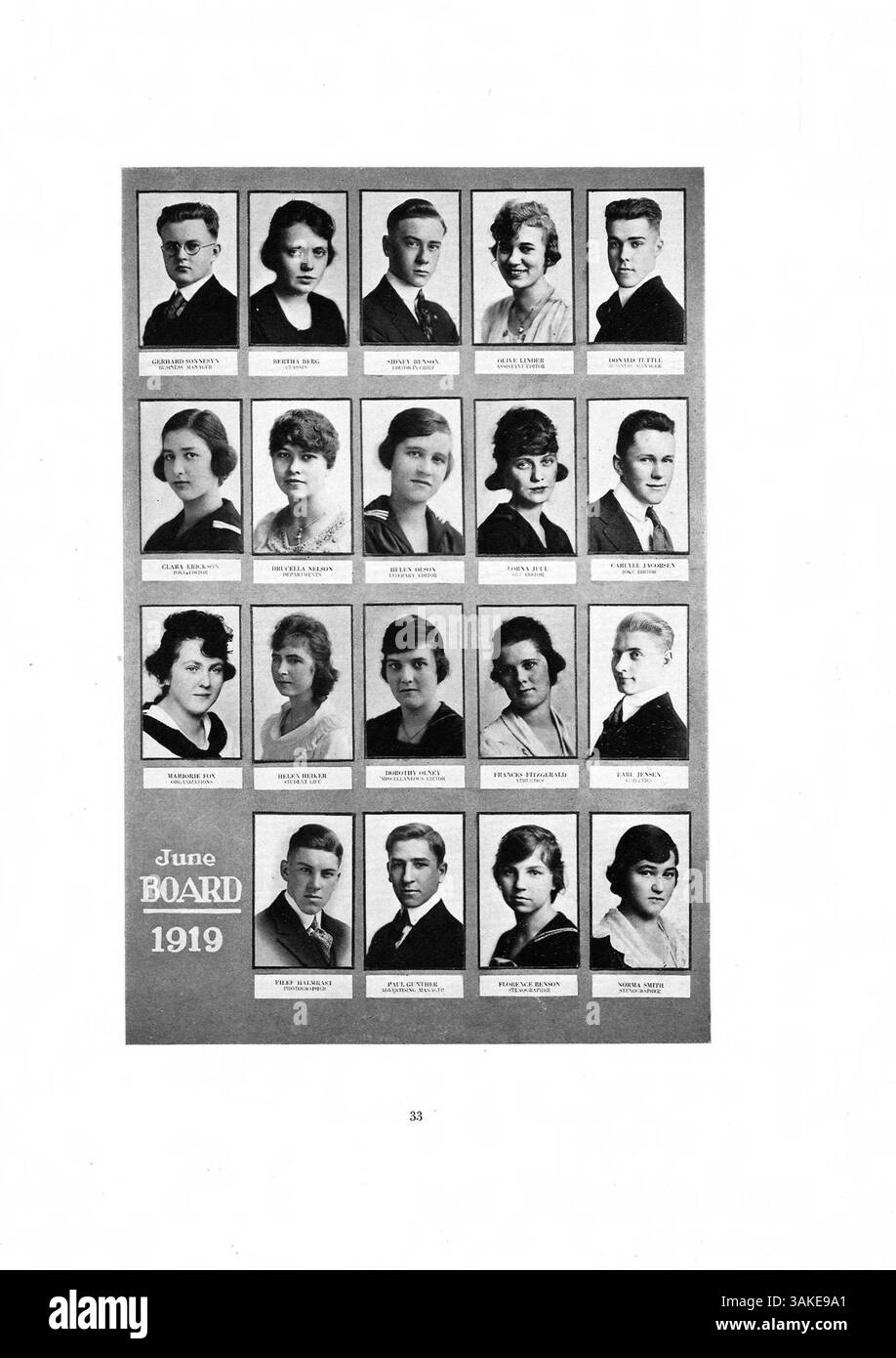 The 1919 South High Yearbook, 'Victory Tiger', commemorates the school ...