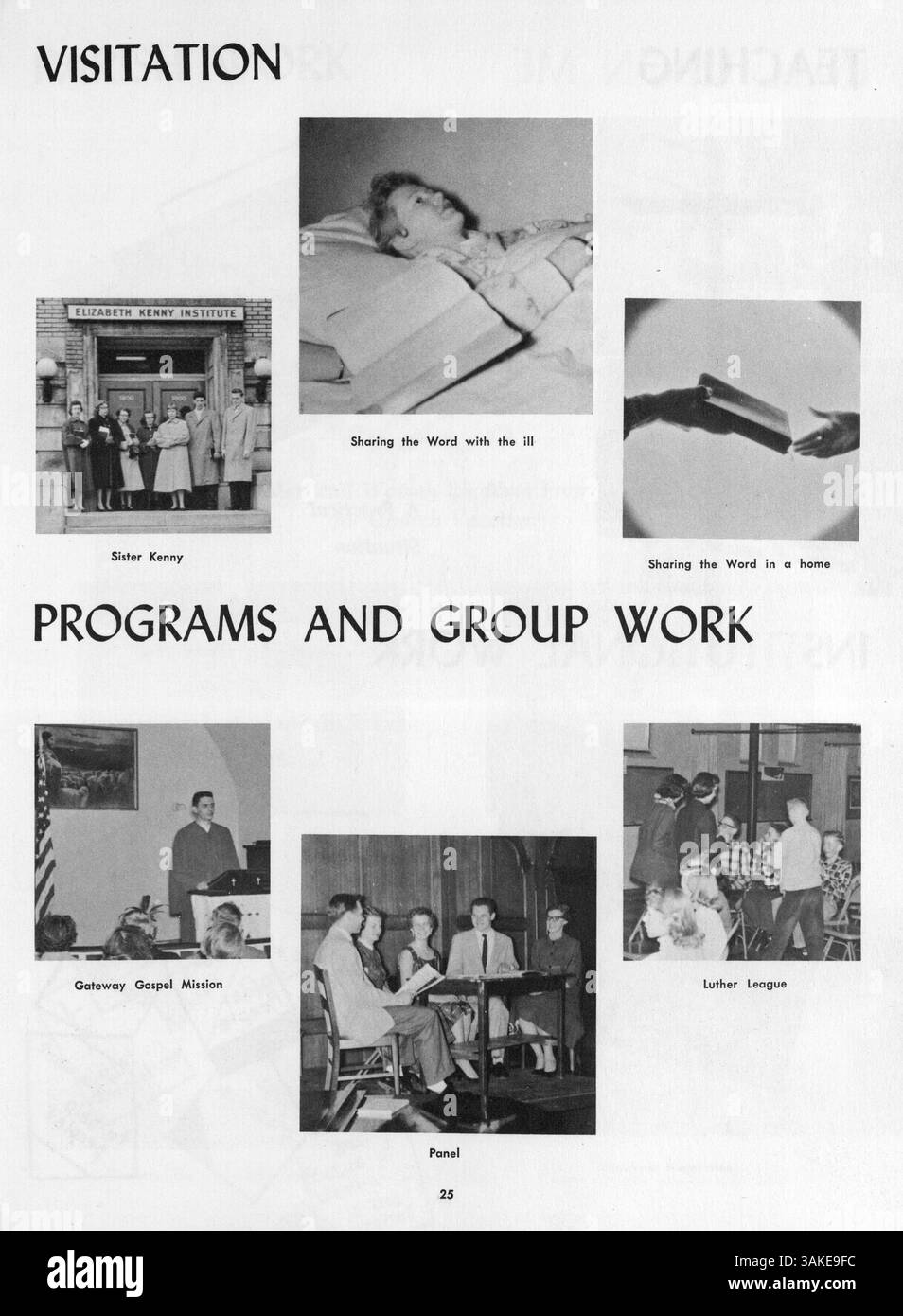 The 1957 Lutheran Bible Institute yearbook, The Reflector, documents ...