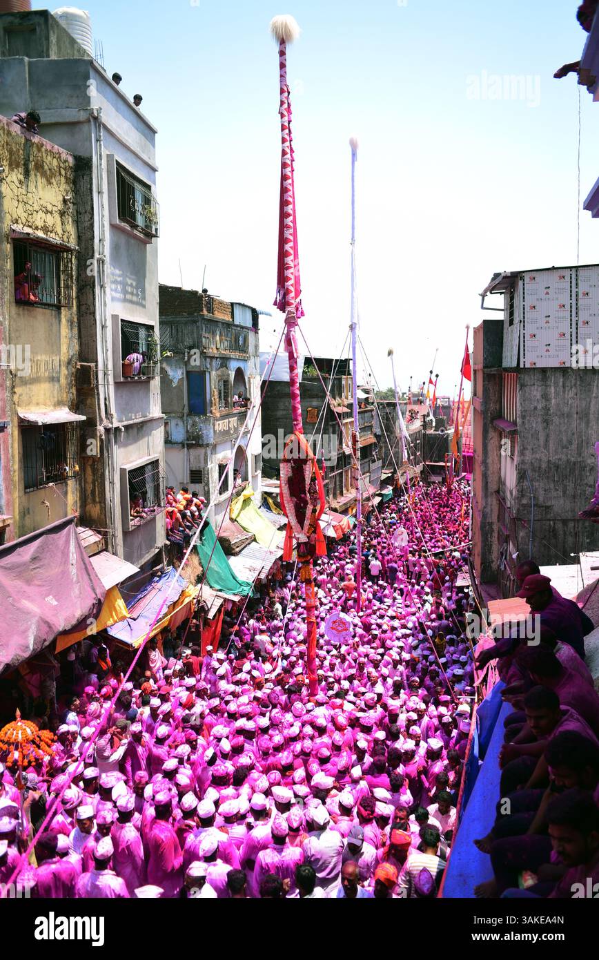 Sansan Kathis which are tied inside the temple premises have a special ...