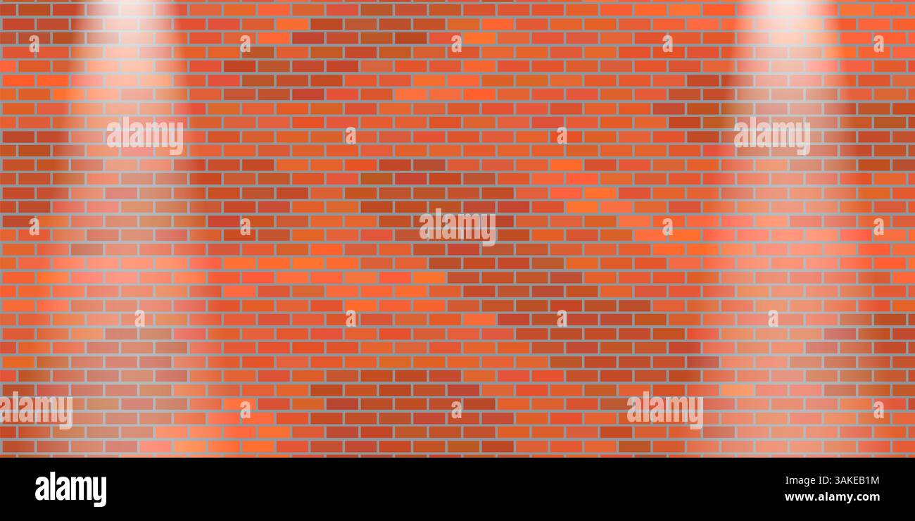 Brick Wall Background. Abstract Red Brick Pattern Stock Photo - Alamy