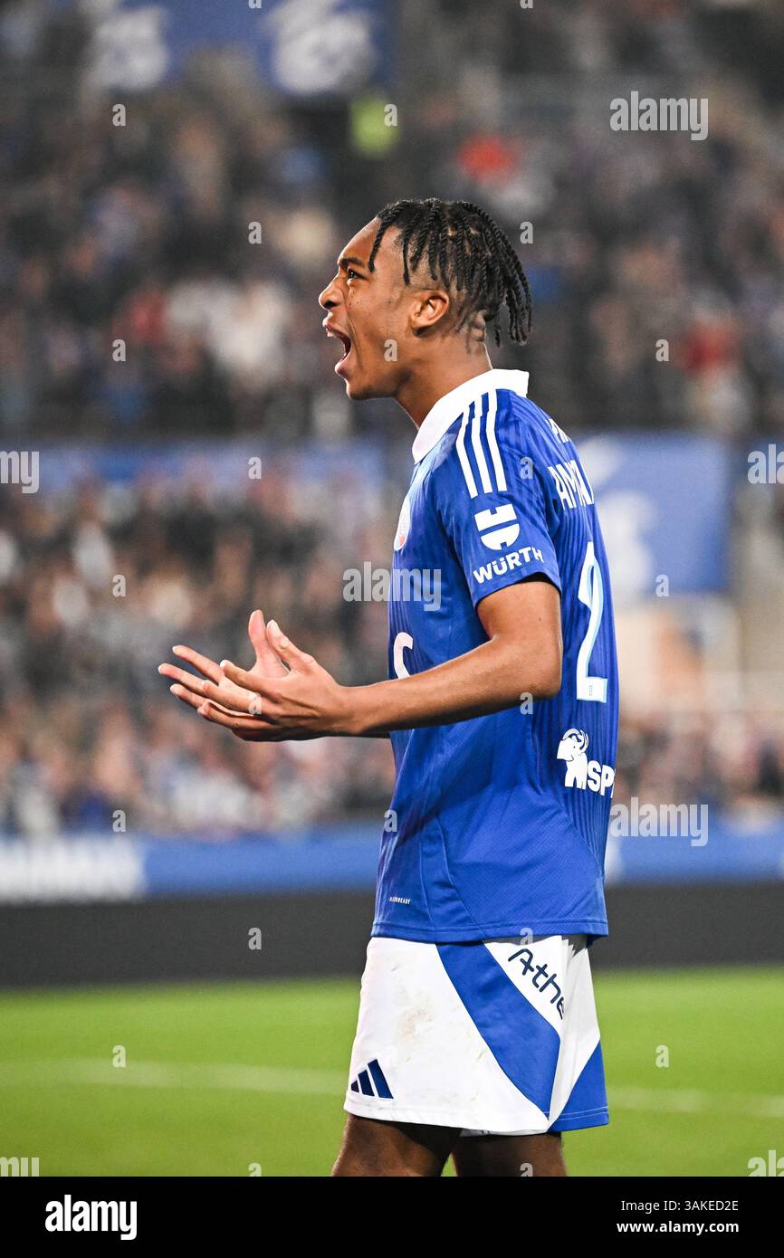 27 Samuel AMO AMEYAW (rcsa) during the Ligue 1 McDonald's match between ...
