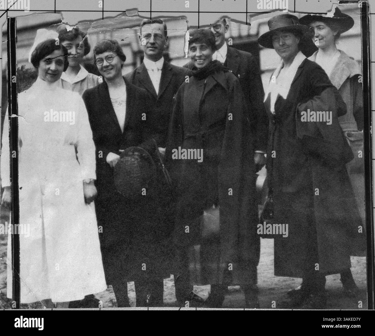 This image shows personnel at Lymanhurst, Hennepin County Library ...