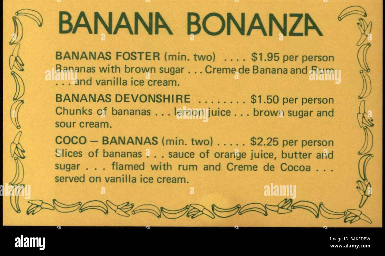 This yellow tent card from Charlie's Cafe Exceptionale promotes their ...