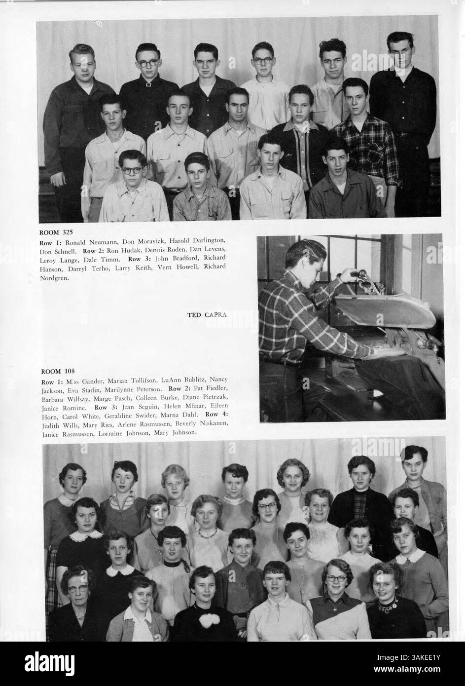 This 1954 vocational yearbook documents the students, faculty, clubs ...