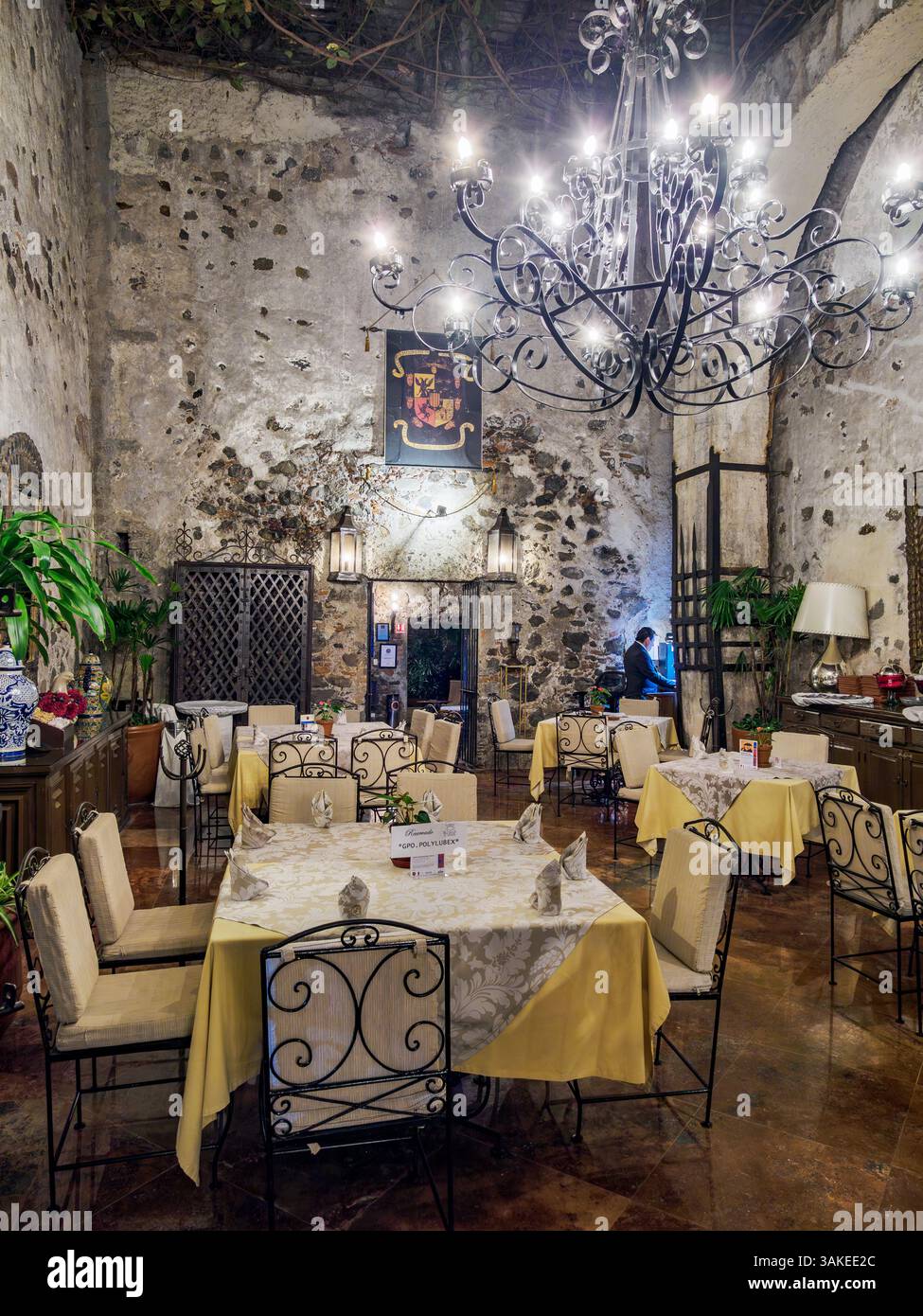 Restaurant at Hotel and Spa Hacienda de Cortes, Cuernavaca, Morelos ...