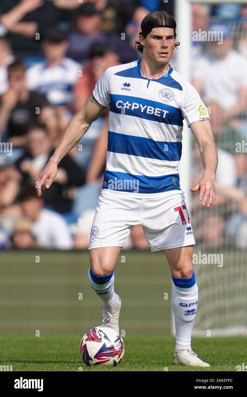 Ronnie Edwards of Queens Park Rangers during the Sky Bet Championship ...