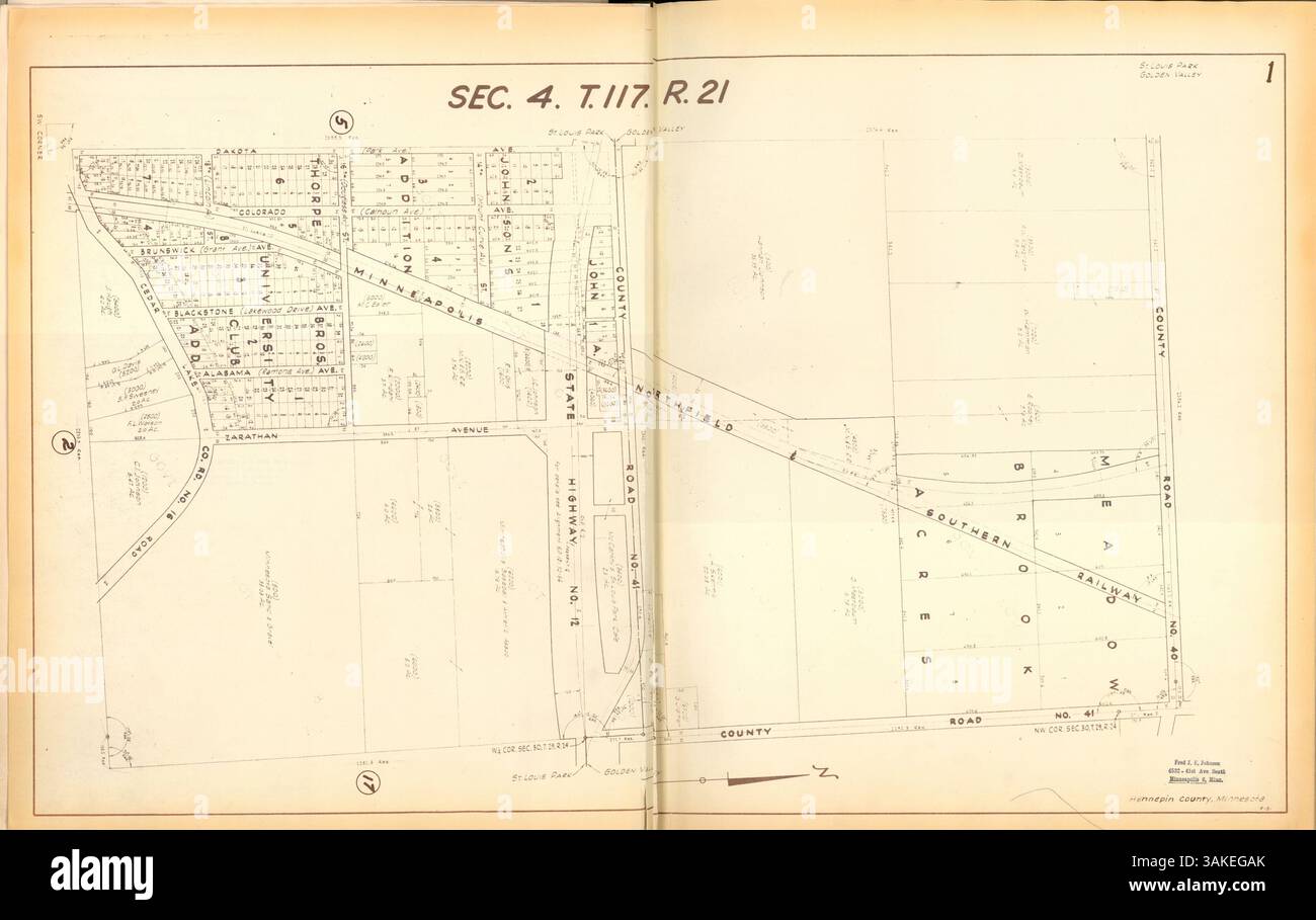The atlas features a set of detailed maps for the City of St. Louis ...