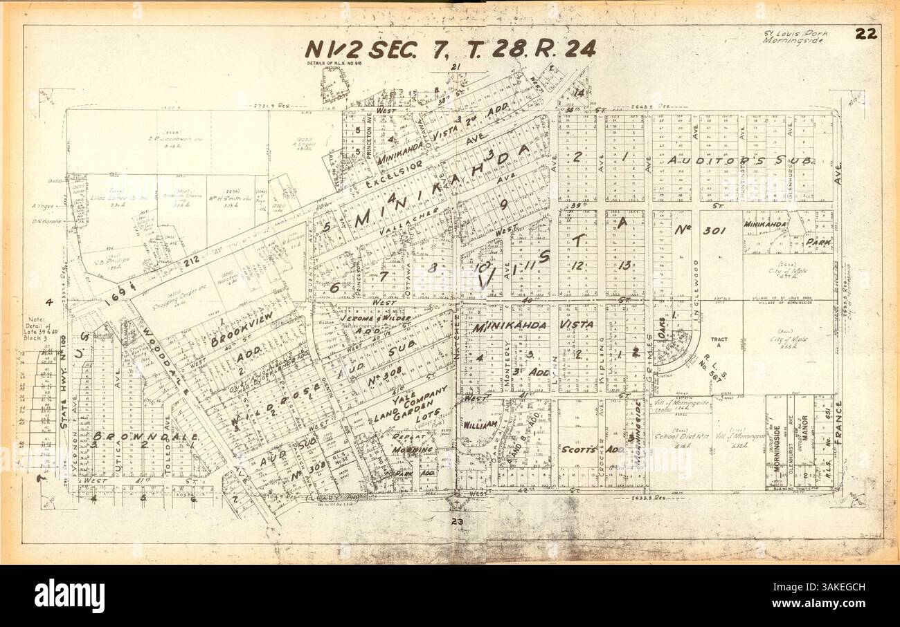 This atlas provides comprehensive maps of St. Louis Park and ...