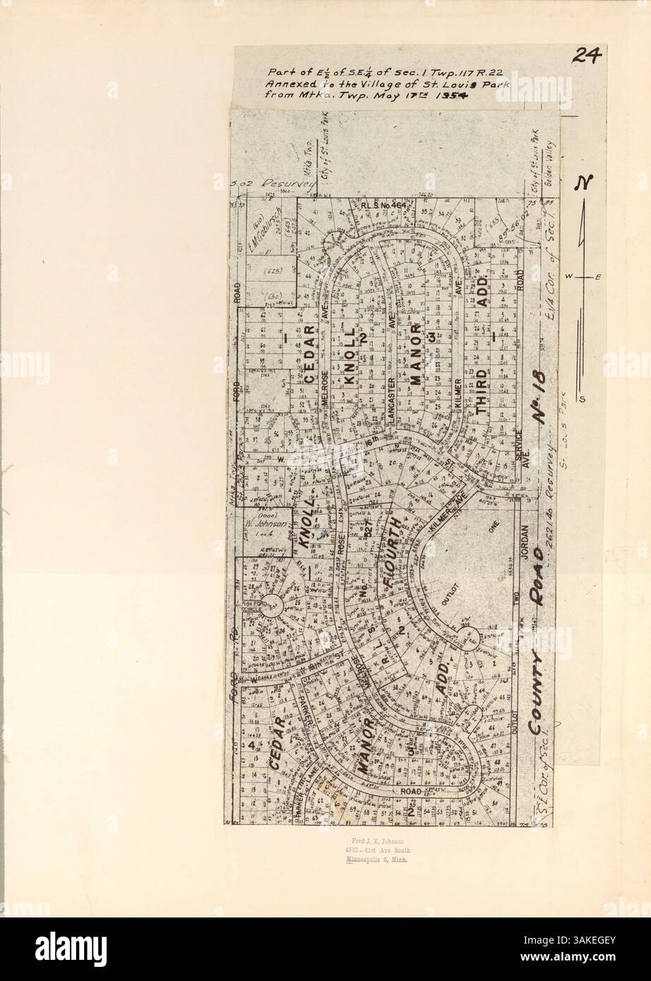 This collection includes detailed maps of St. Louis Park and ...