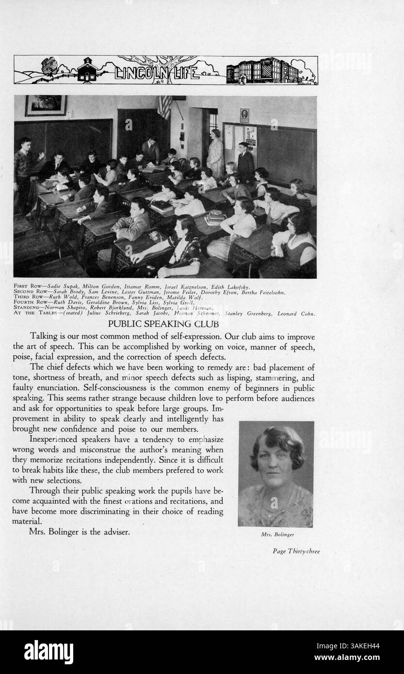 The 1931 yearbook from Lincoln Jr. High captures the essence of the ...