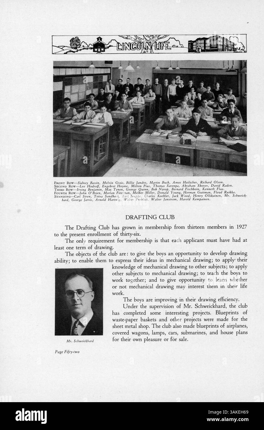 This 1931 yearbook from Lincoln Jr. High highlights the students ...