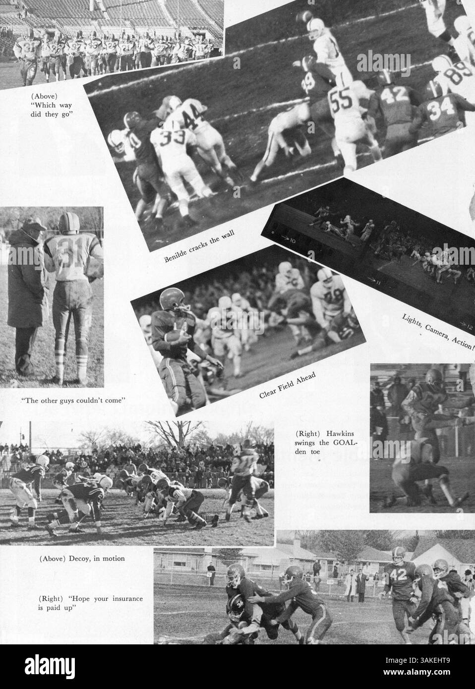 This 1962 yearbook from Benilde High School records significant events ...