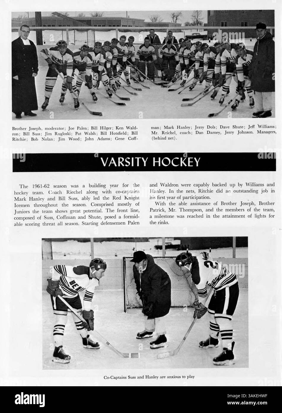 The 1962 'Benilden' yearbook from Benilde High School provides a ...