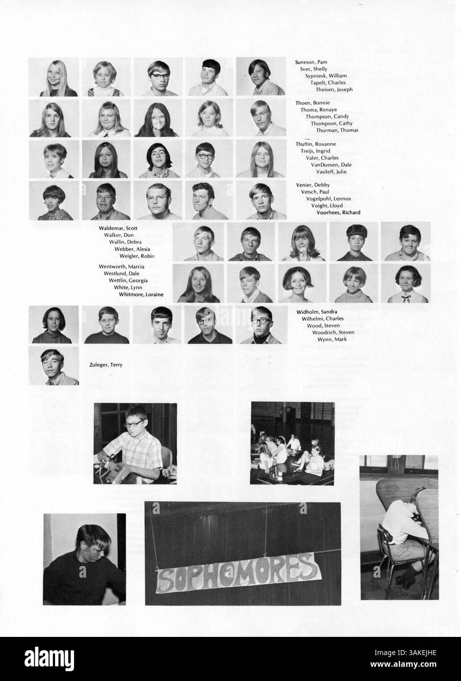 The 1970 South High yearbook highlights students, faculty, clubs ...