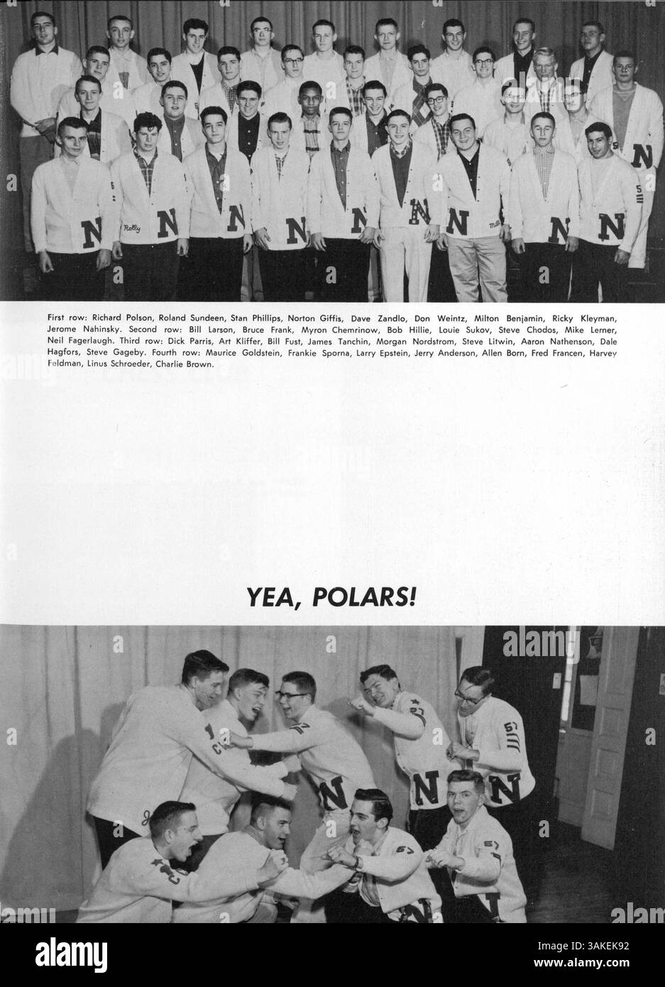 This 1957 'Polaris' yearbook from North High School reflects student ...