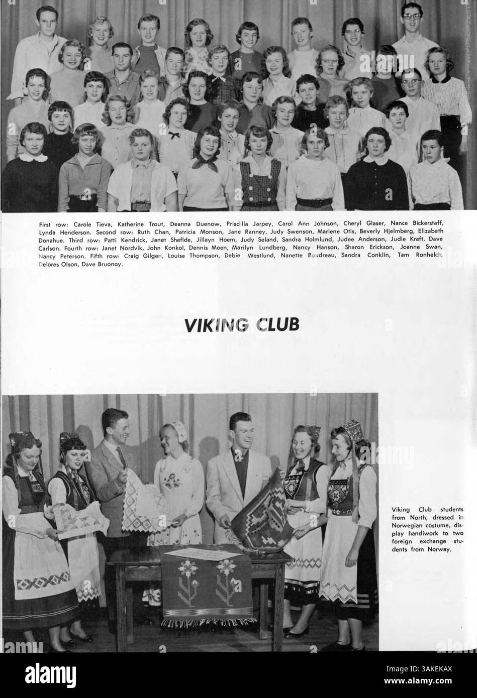 This 1957 yearbook offers a glimpse into the 1956-1957 school year at ...