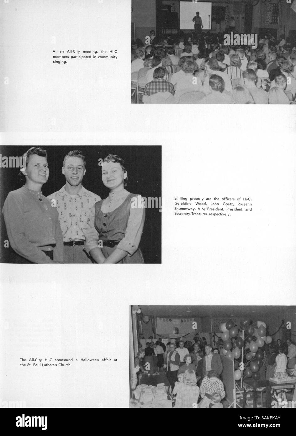 The 1957 North High Yearbook captures student life, teachers, clubs ...