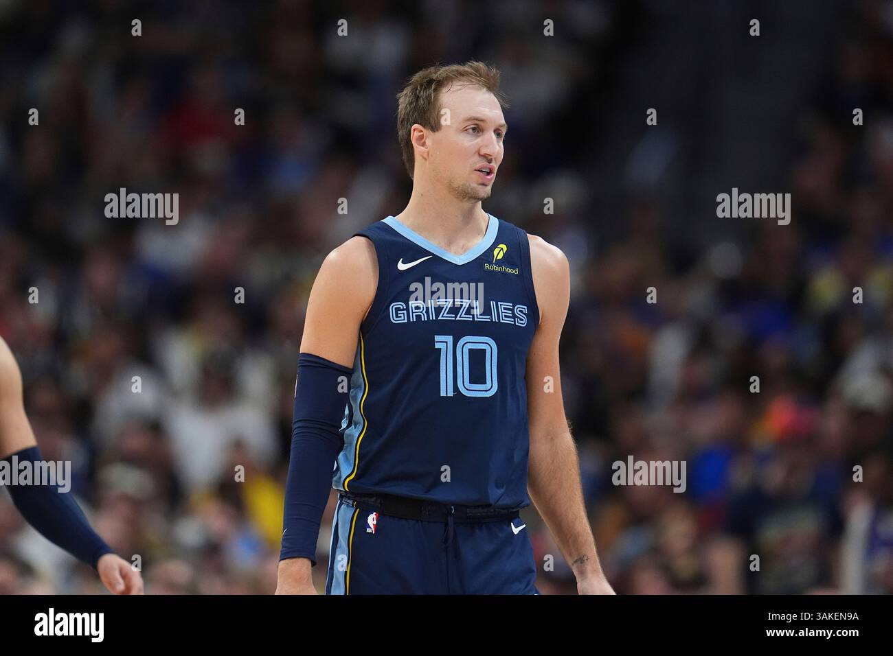 Memphis Grizzlies guard Luke Kennard (10) in the second half of an NBA ...