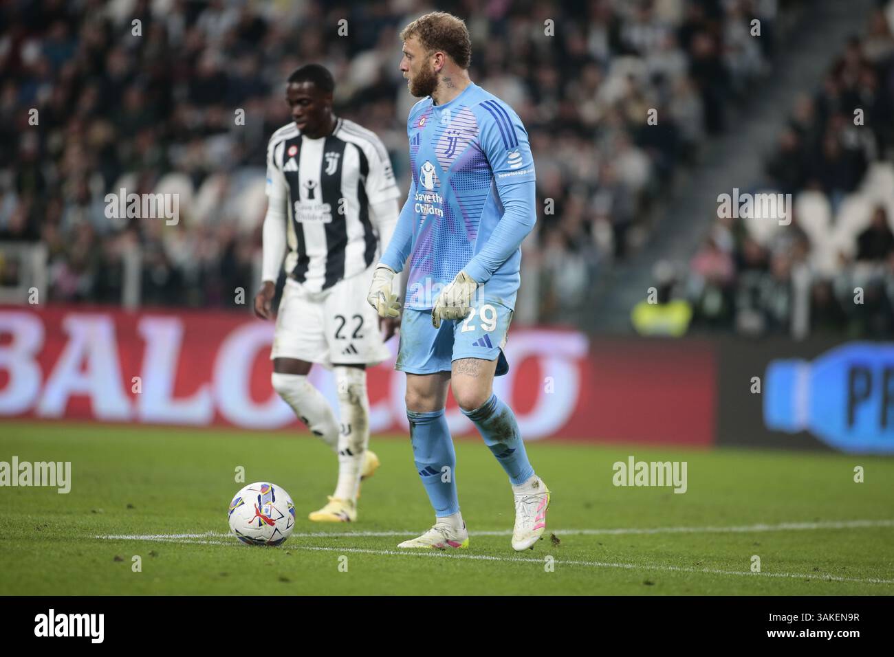 Turin, Italy. 12th Apr, 2025. Michele Di Gregorio of Juventus FC during ...
