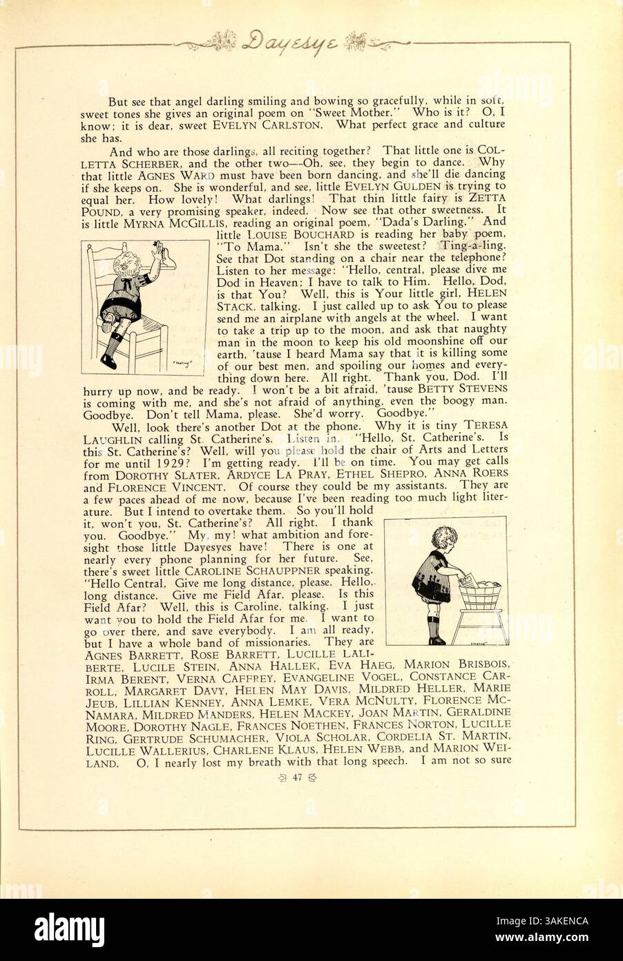 The 1925 St. Margaret's Academy Yearbook captures the key moments of ...