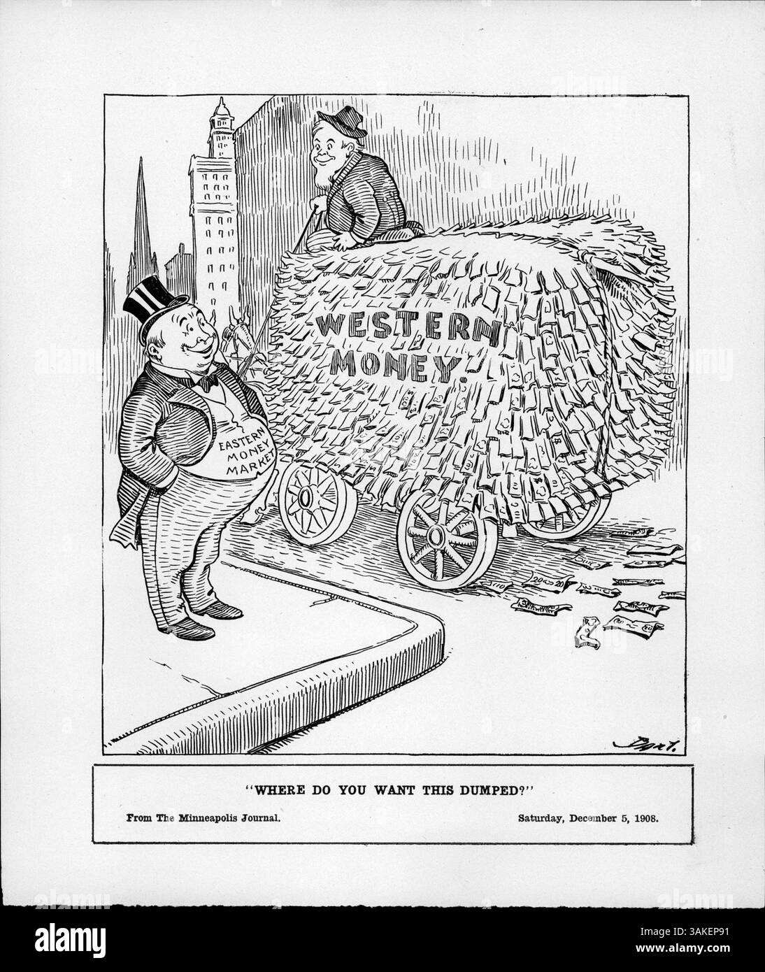 A Western Money wagon arrives, triggering reactions from the Eastern ...