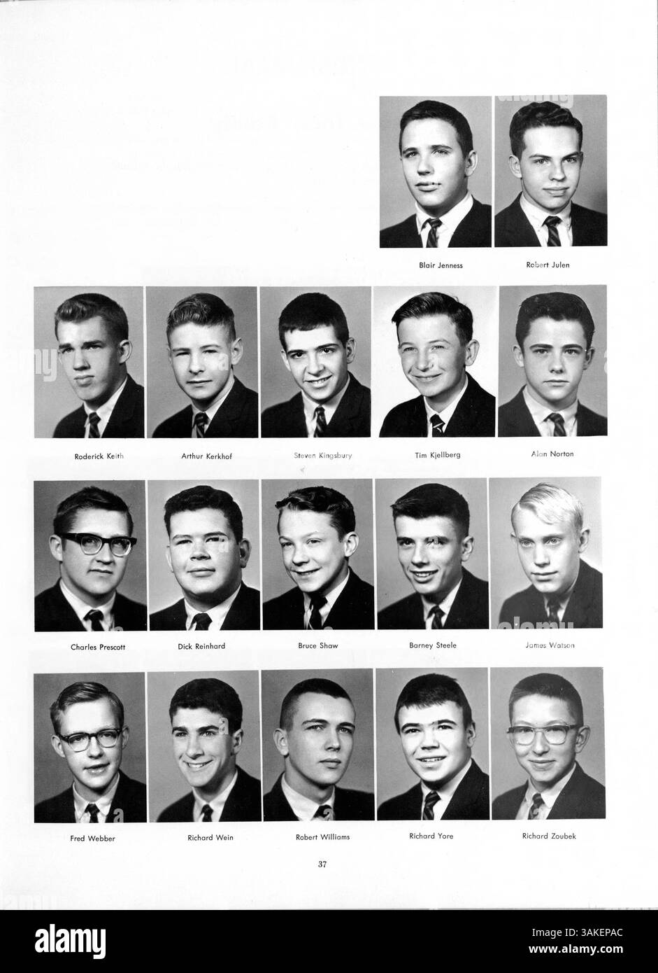 This 1961 yearbook from Breck School highlights major events, student ...